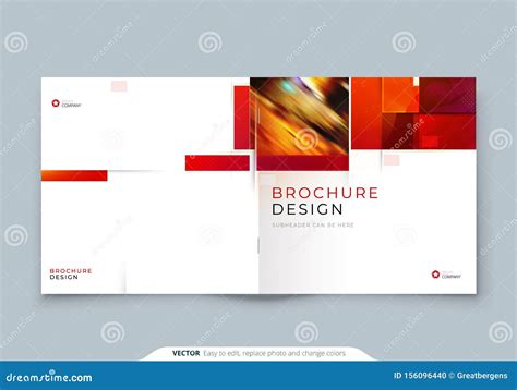 Square Brochure Template Layout Design Corporate Business Annual Report Catalog Magazine