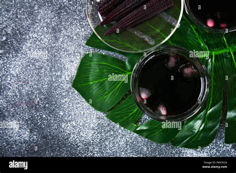 Chicha Morada Drink In The Andean Areas Of Peru Chicha Morada Is