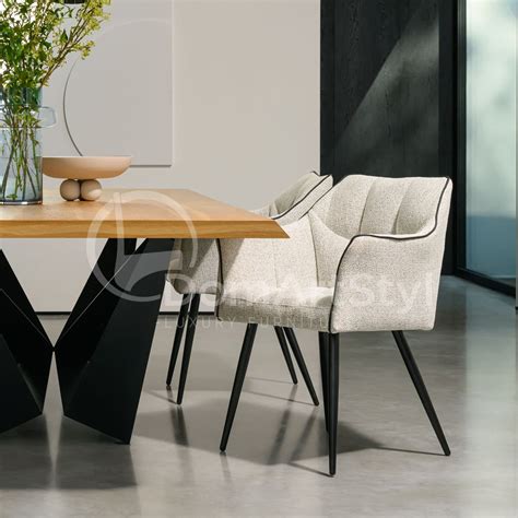 Upholstered chair for dining room - Marvin- DomArtStyl
