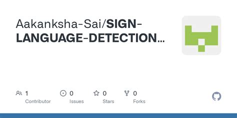Github Aakanksha Saisign Language Detection Using Tensorflow And Opencv