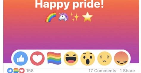 Facebook Now Lets You React With A Rainbow Emoji Heres How To Get It