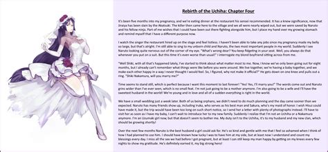 Rebirth Of The Uchiha Tg Caption Chapter 4 By Theokgatsby On Deviantart
