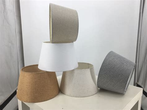Oem Customized Modern Design Fabric Linen Lampshade Frames For Table Floor Pendant Lamp