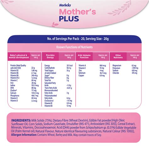 Buy Mother S Plus Horlicks No Added Sugar Powder Vanilla Flavour 400