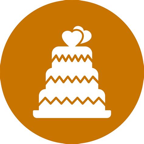 Wedding Cake Vector Icon 37259993 Vector Art At Vecteezy