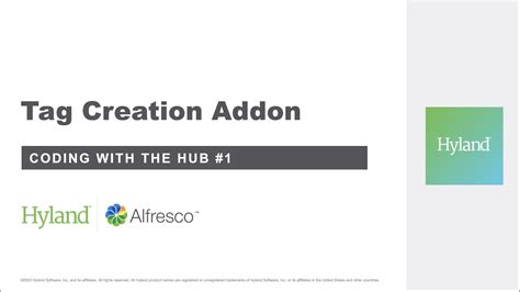 coding with the hub 1 alfresco tag creators addon youtube
