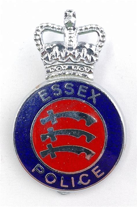 Essex Police Cap Badge Time Militaria