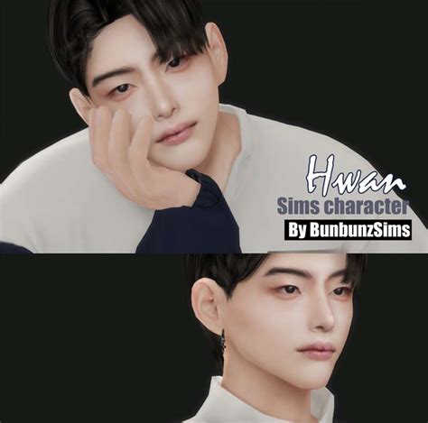 Early Access Sims Character Hwan By Bunbunzsims From Patreon