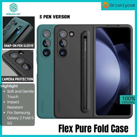 Promo Case Samsung Galaxy Z Fold 5 5G NILLKIN Flex Pure Fold Silicone Casing Diskon 5 Di Seller