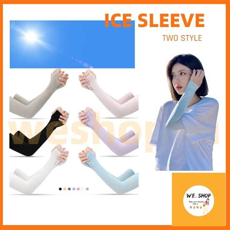 Ready Stockcycling Arm Sleeve Uv Protection Sleeves Ice Silk