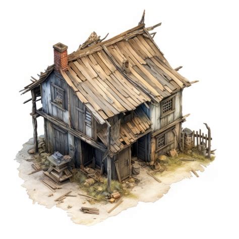 Premium Ai Image Aerial View Of Derelict Earthsea Cycle Shack On