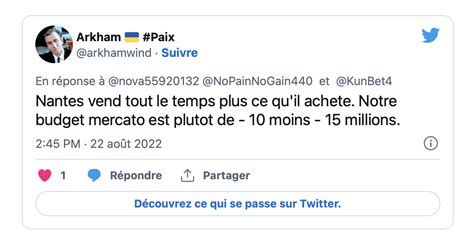 Top Des Tweets Sur Le Mercato Du Fc Nantes