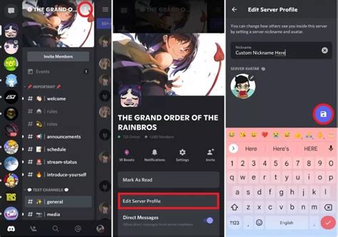Cách thay đổi tên và biệt danh trong Discord nhanh chóng