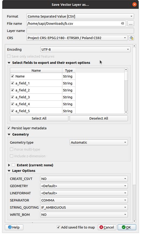 Obtaining A Report Derived From Feature Info In Qgis Geographic
