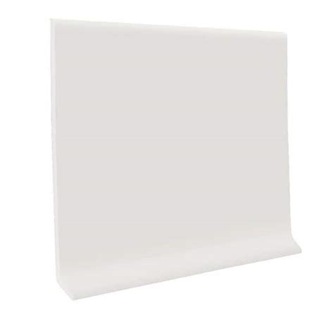ROPPE Vinyl In X In X In White Vinyl Wall Cove Base Pieces C P The