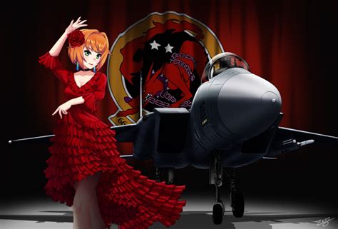 Safebooru 1girl Ace Combat Ace Combat Zero Aircraft Airplane Breasts
