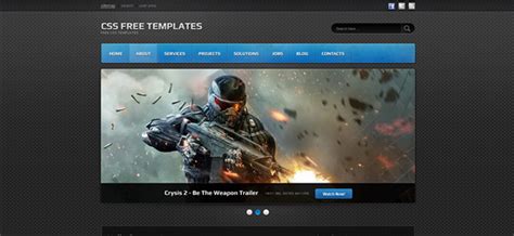 Dark Website CSS Templates