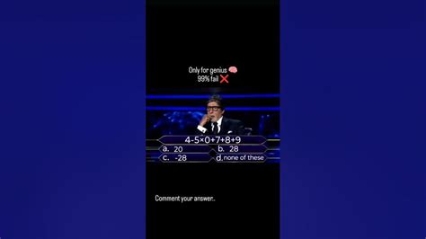 Only For Genius 🧠 Dailymaths Mathchallenge Canyousolvemathspuzzles