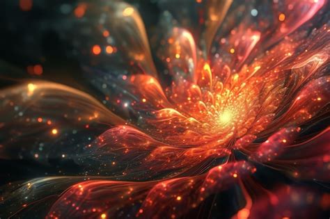 Premium Photo Fractal Fusion Fireworks Fantasy