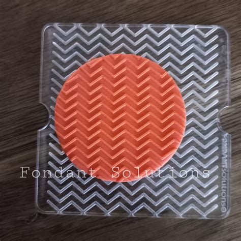 Impression Tile Zig Zag Fondant Solutions
