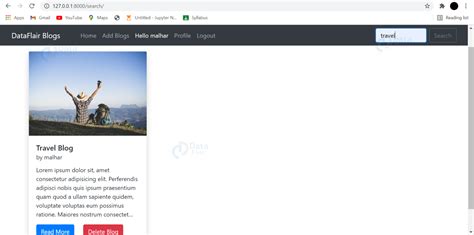 Create A Blog Application With Python Django DataFlair