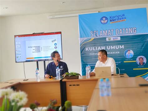 Kuliah Umum Fakultas Pertanian Universitas Islam Makassar Sistem