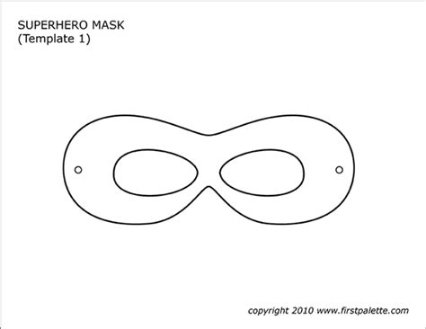 Superhero Mask Templates Free Printable Templates Coloring Pages Artofit