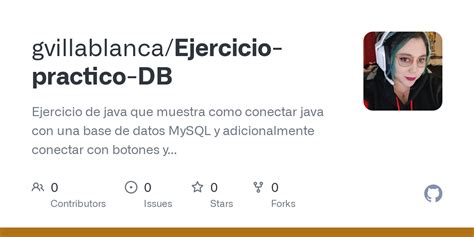 GitHub Gvillablanca Ejercicio Practico DB Ejercicio De Java Que