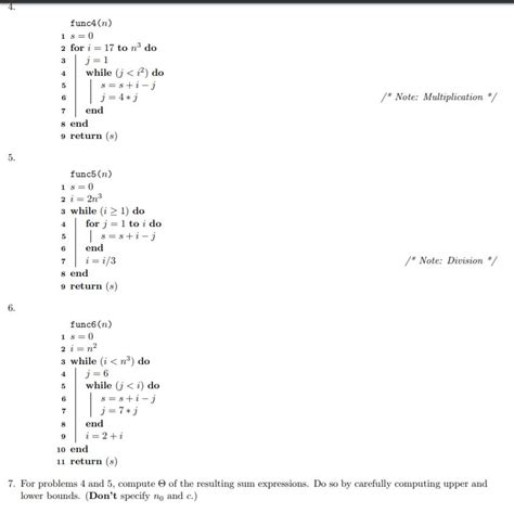 Solved For Each Of Following Loops Determine How Many Chegg Com
