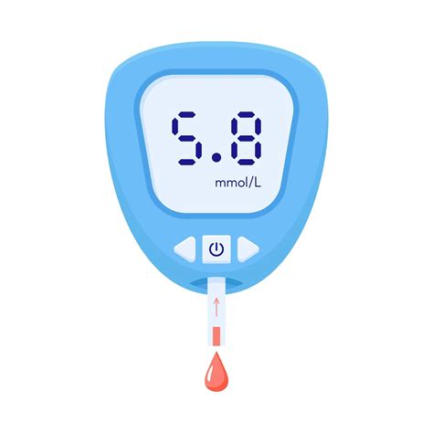 Portable Glucometer With Normal Values Blood Glucose Test Blood Sugar