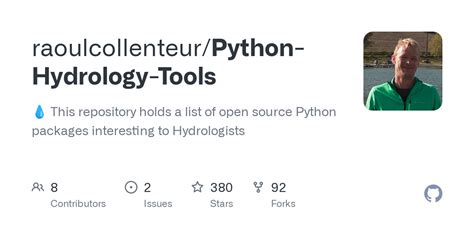 GitHub Raoulcollenteur Python Hydrology Tools This Repository Holds