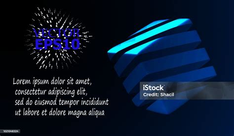 추상 이미지의 기하학적 커트 모양입니다 벡터 일러스트 레이 션 0명에 대한 스톡 벡터 아트 및 기타 이미지 0명 3차원 형태 가리기 Istock