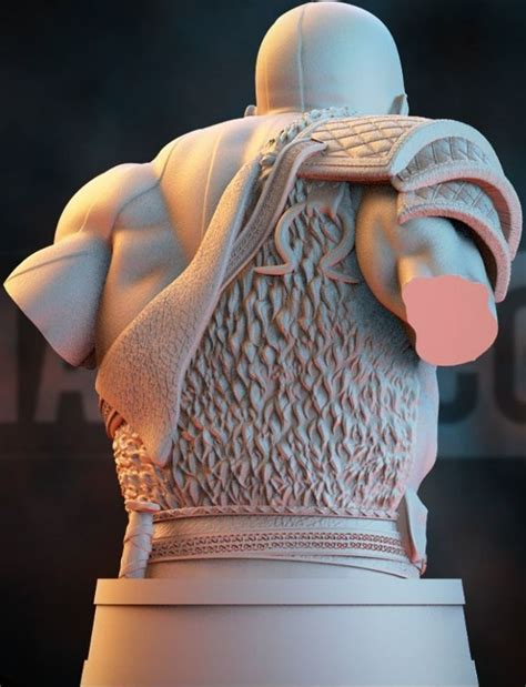 God Of War Kratos Model Stl File 3d Digital Printing Stl File For