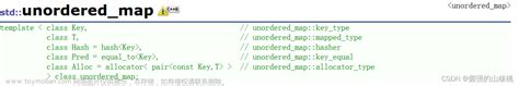 C 关联式容器unordered map Toy模板网