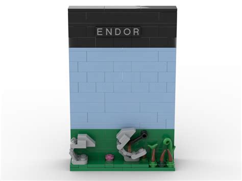 Lego Moc Endor Star Wars Landscape By Viernes Rebrickable Build