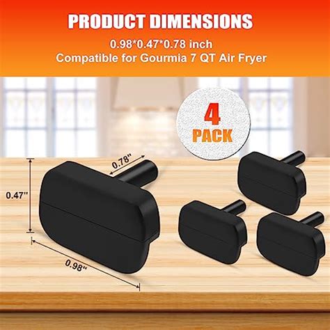 Air Fryer Rubber Feet For Gourmia Gaf686 Gaf798 Gaf838 Air Fryer Oven
