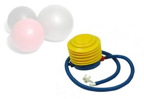 Gym Ball Foot Pump World Fitness