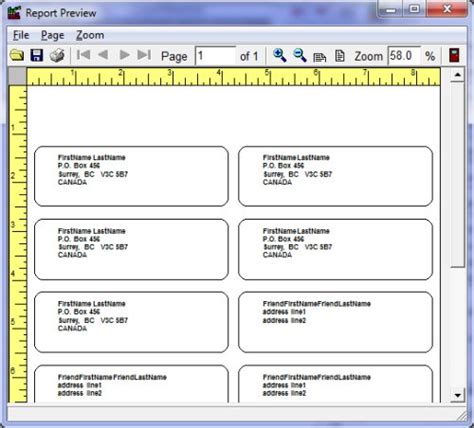 Free Address Home Pc Users Database Templates For Organizer Advantage