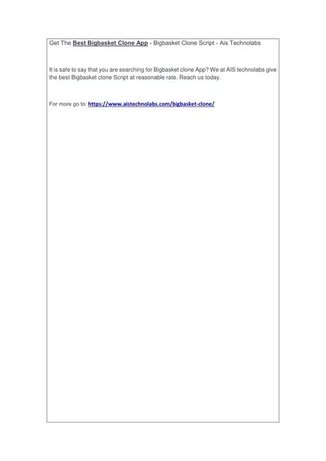 PPT Get The Best Bigbasket Clone App Bigbasket Clone Script Ais