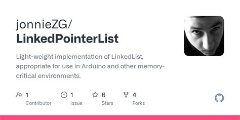 GitHub JonnieZG LinkedPointerList Light Weight Implementation Of