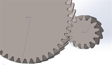 Made 2 Helical Gears With Same Module But They Collide Rsolidworks