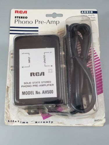 Rca Solid State Stereo Phono Pre Amplifier For Turntable Model No