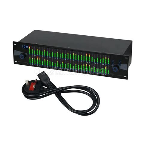 Professional Graphic Equalizer Digital Equalizer Dual 31 Band Spectrum