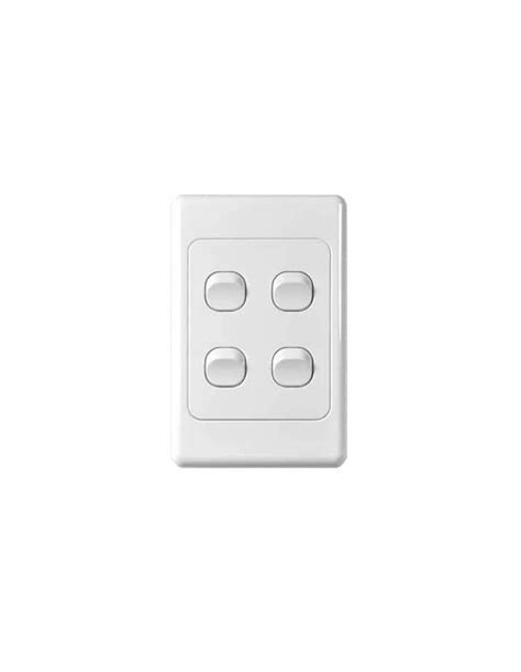 Light Switch 4 Gang Vertical