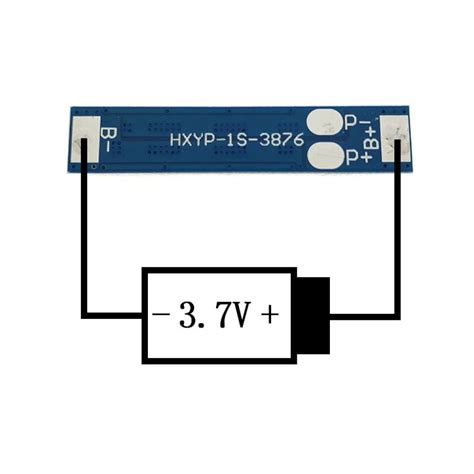 BMS Контроллер заряда/разряда, плата защиты 1S li-ion 3.7V 12A-0011