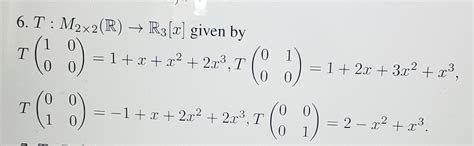 Solved Find A Basis For The Range And The Rank Of The Given Chegg