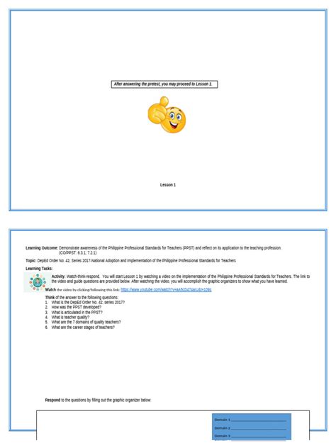 Module 2 Lessons 1 2 3 4 Pdf Teachers Learning