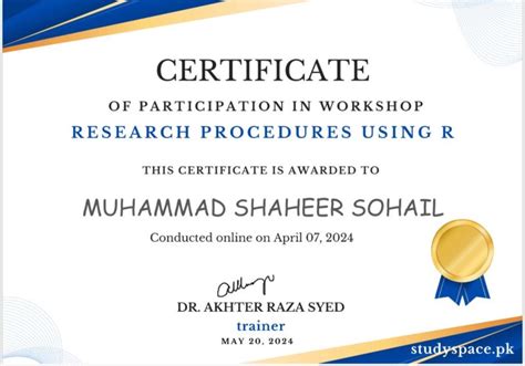 Shaheer Sohail On Linkedin Im Excited To Share That I Have Completed