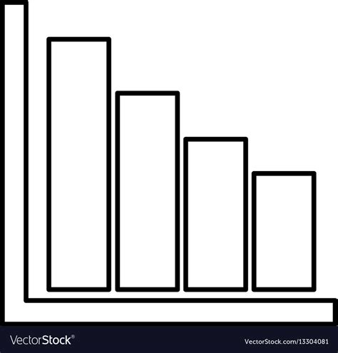 Statistic Graph Report Royalty Free Vector Image
