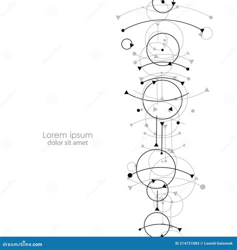 Molecular Cell Connection Internet Technology Biology Science Background Stock Vector